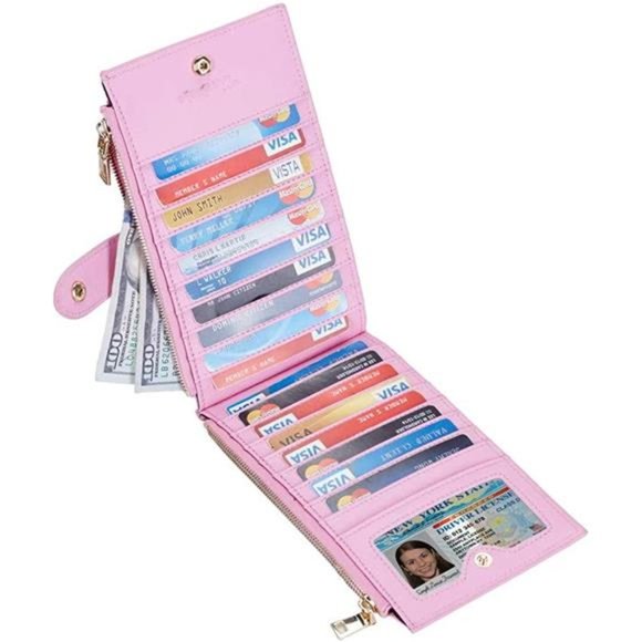 Bags | Womens Wallet Rfid Blocking Bifold Multi Card Case Wallet With ...